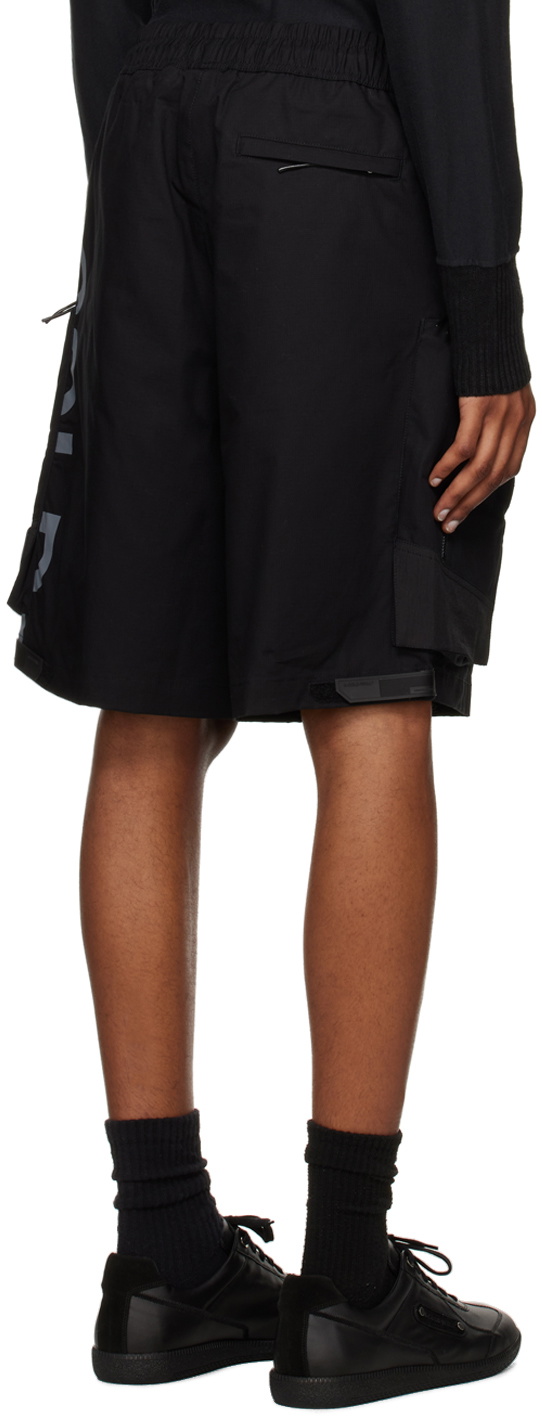 A-COLD-WALL* Black Overset Tech Shorts A-Cold-Wall*
