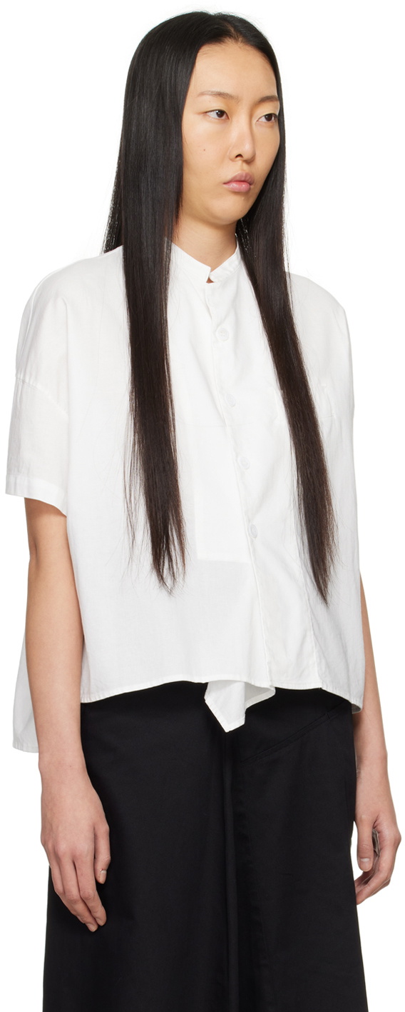 Y's White Washed Shirt Y's For Men