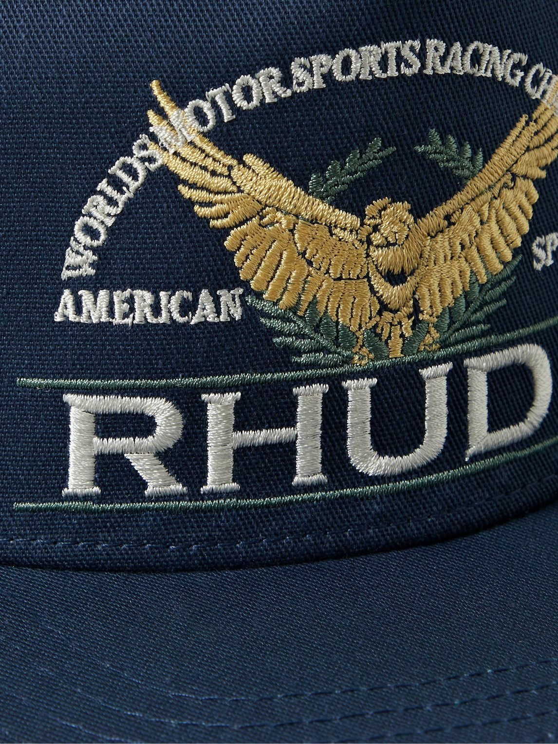 Rhude - American Spirit Logo-Embroidered Twill Trucker Cap Rhude