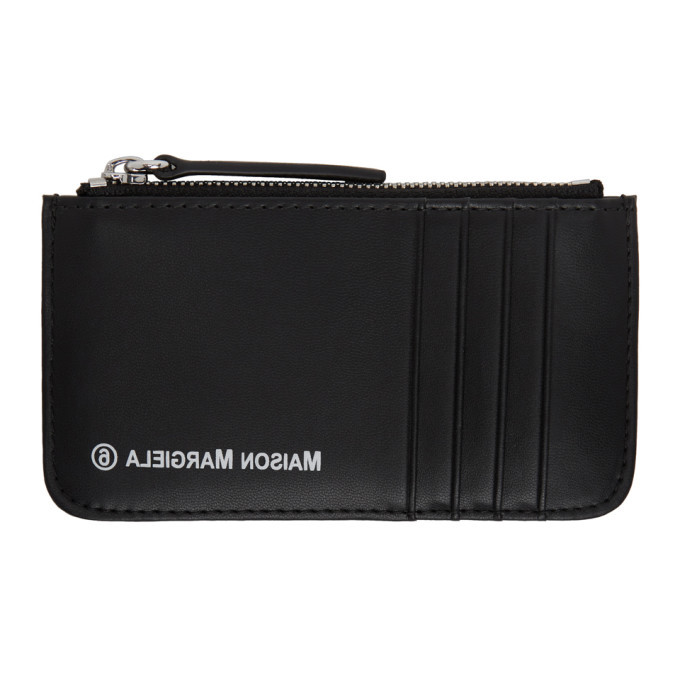 MM6 Maison Margiela Black Small Card Holder MM6 Maison Margiela
