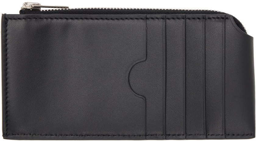 Acne Studios Black Zip Card Holder Acne Studios