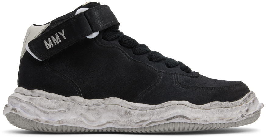 Miharayasuhiro Black Wayne Sneakers Maison MIHARA YASUHIRO