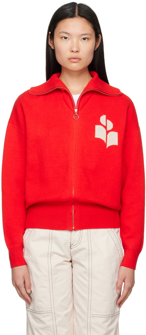 Isabel Marant Etoile Red Axelle Sweater Isabel Marant Etoile