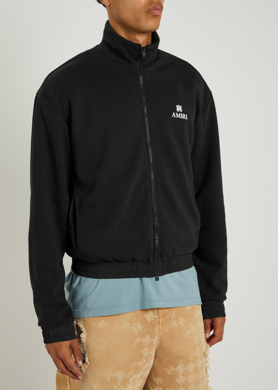 Amiri Lounge Logo Jersey Track Jacket Black Amiri