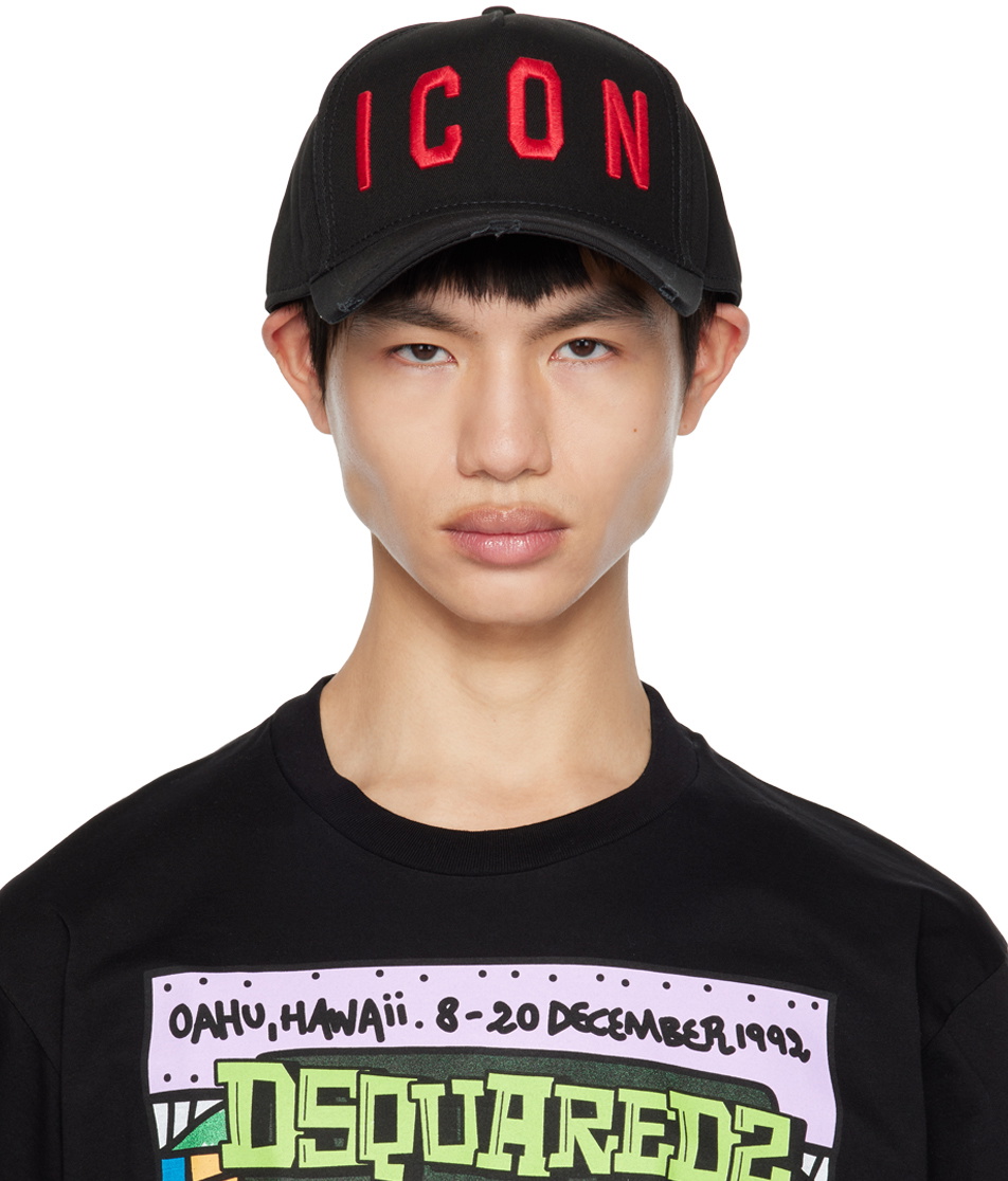 Dsquared2 Black 'Be Icon' Cap Dsquared2