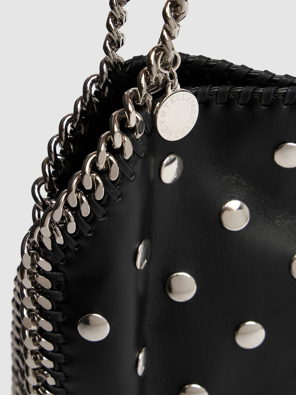 STELLA MCCARTNEY Mini Falabella Studded Top Handle Bag Stella McCartney