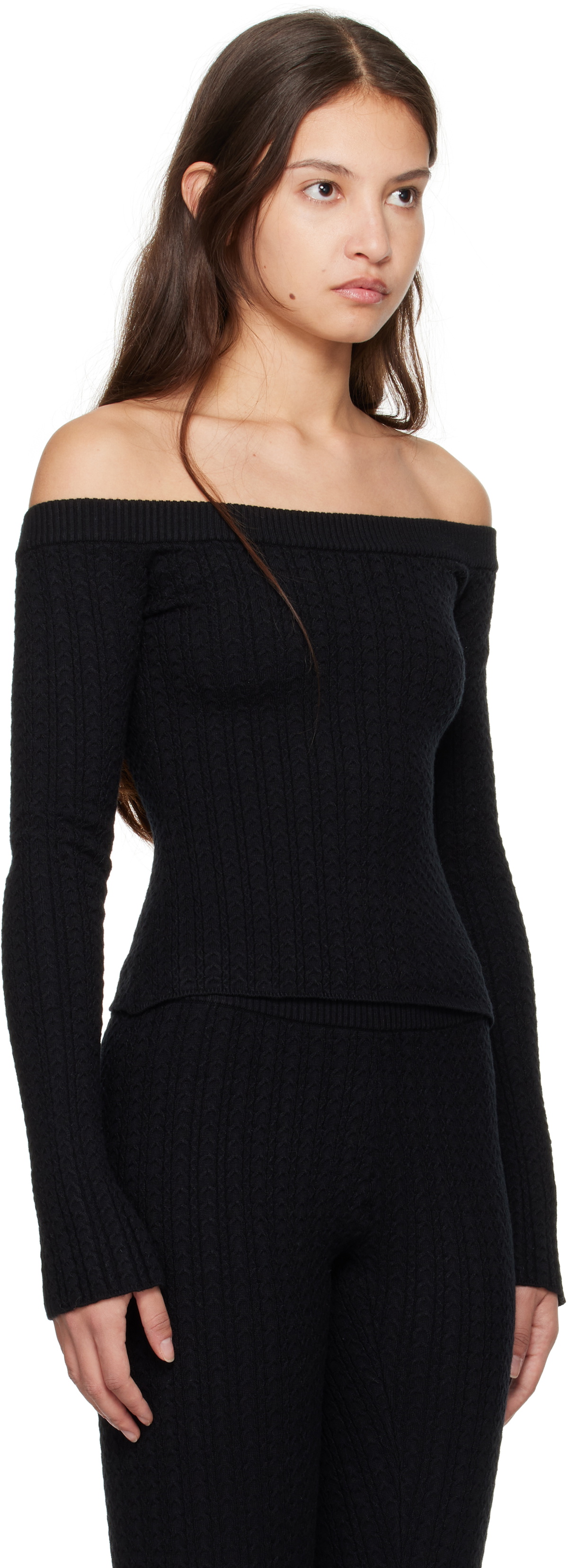 GUIZIO Black Mia Top GUIZIO