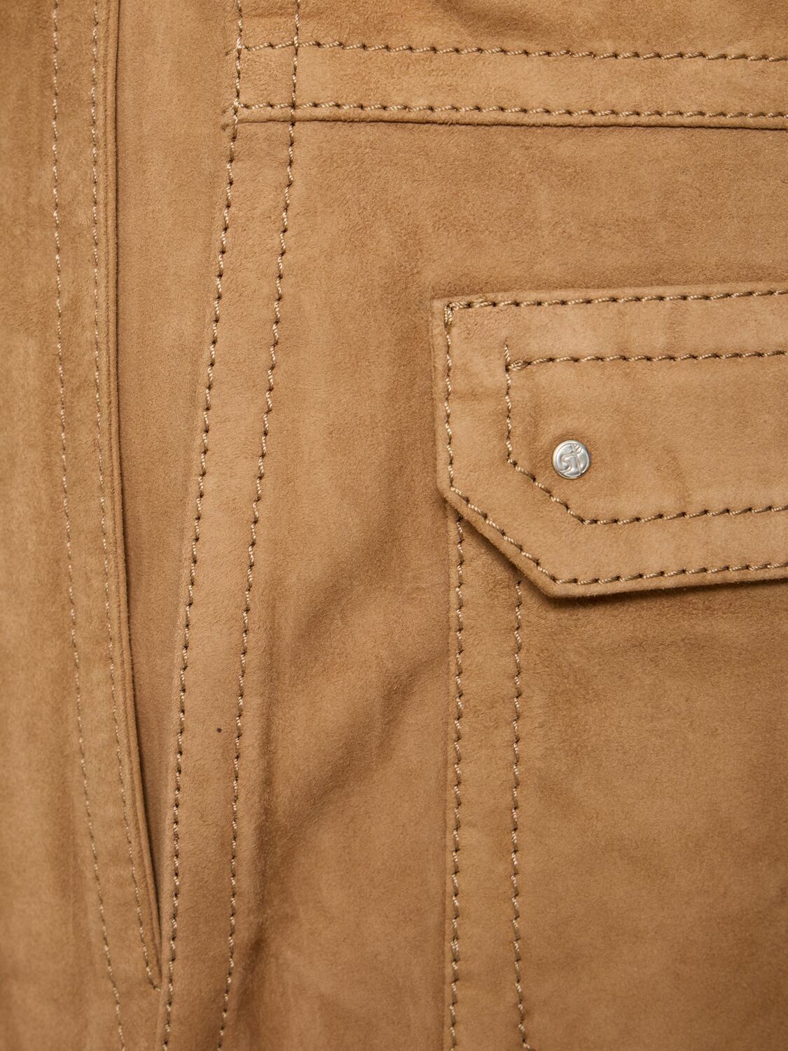 SAKS POTTS - Rose Suede Straight Pants Saks Potts