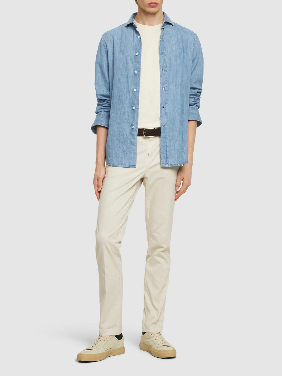 BOSS - Kaito Stretch Cotton Slim Fit Pants BOSS