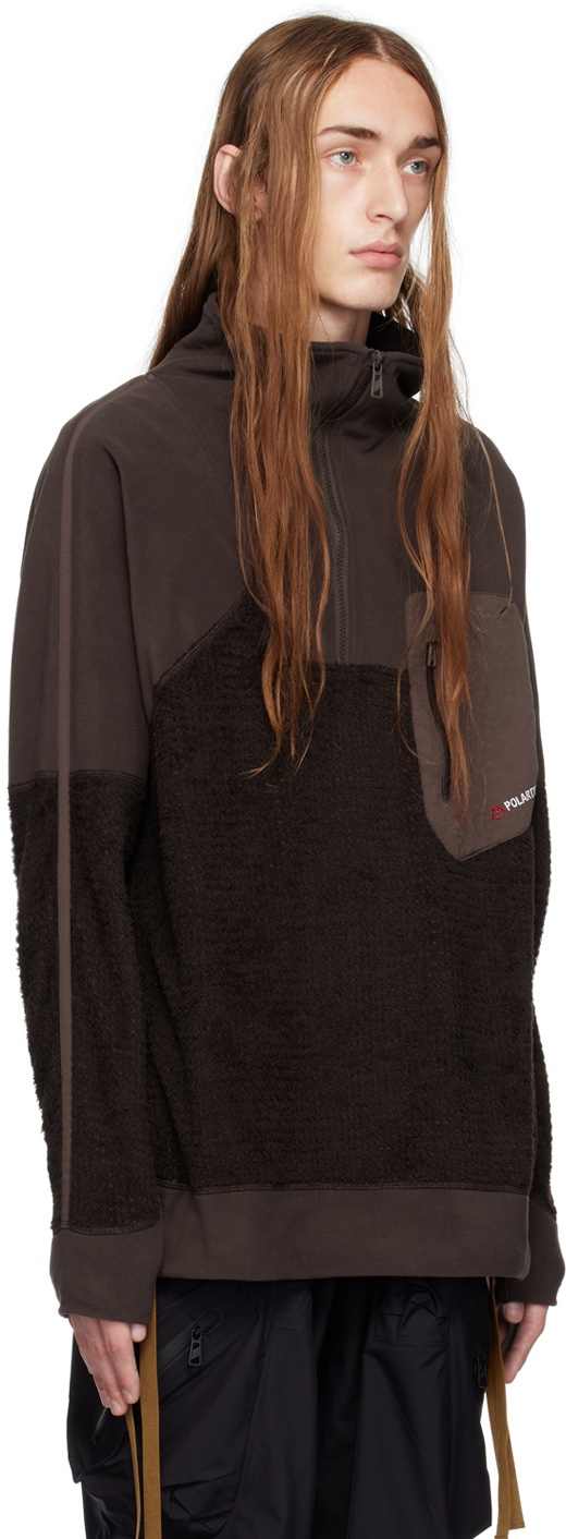 F/CE.® Brown Paneled Sweater F/CE.