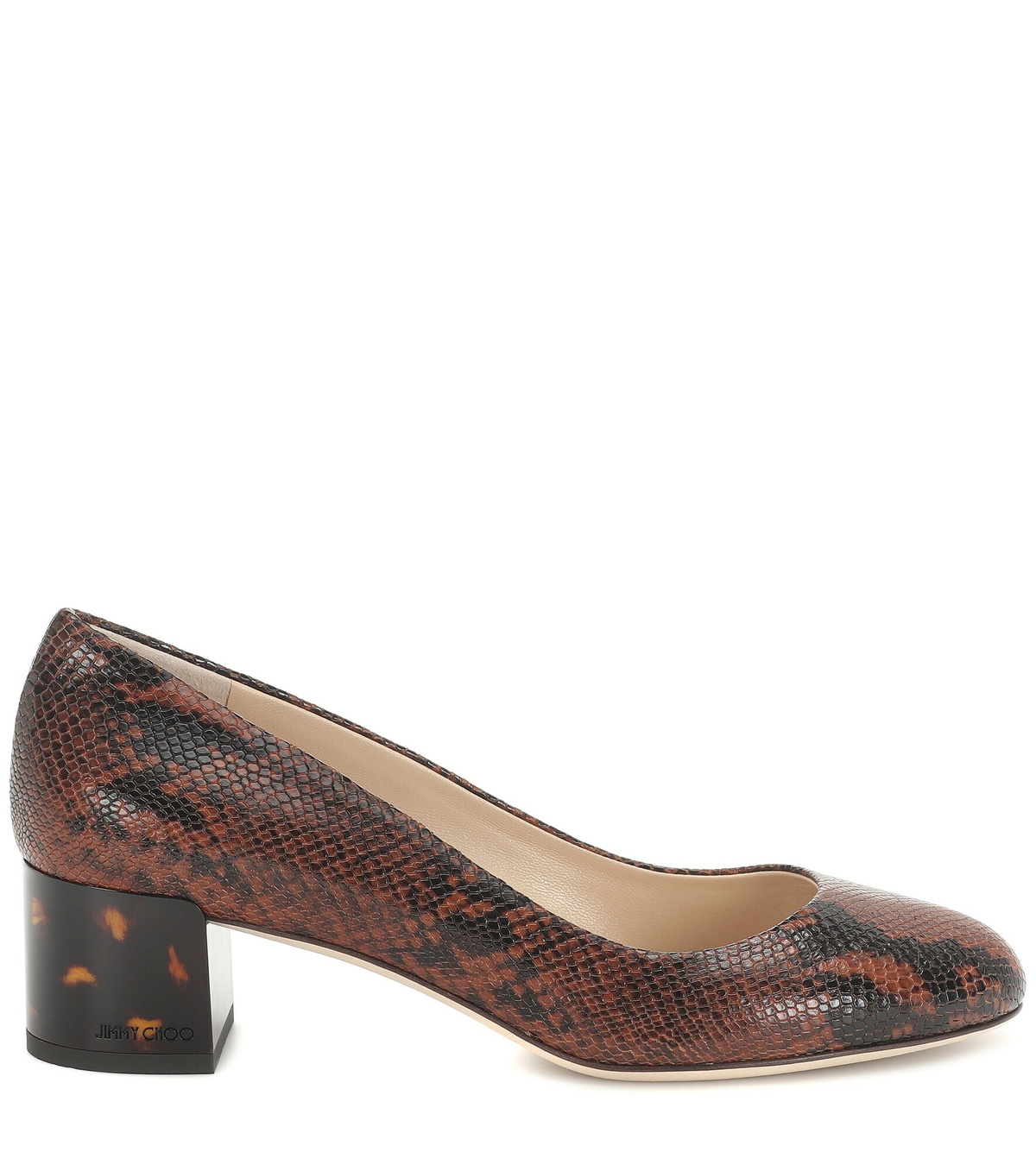 Jimmy Choo - Jessie 40 snake-effect leather pumps Jimmy Choo