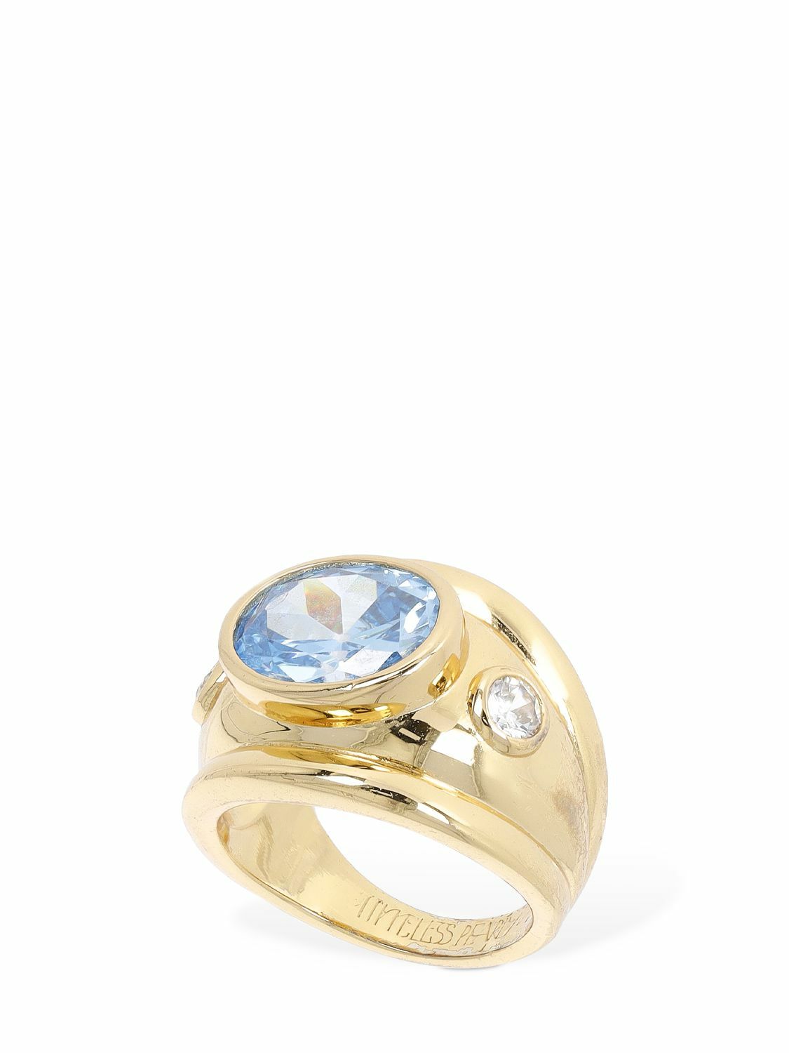 TIMELESS PEARLY - Stone Crystal Thick Ring Timeless Pearly