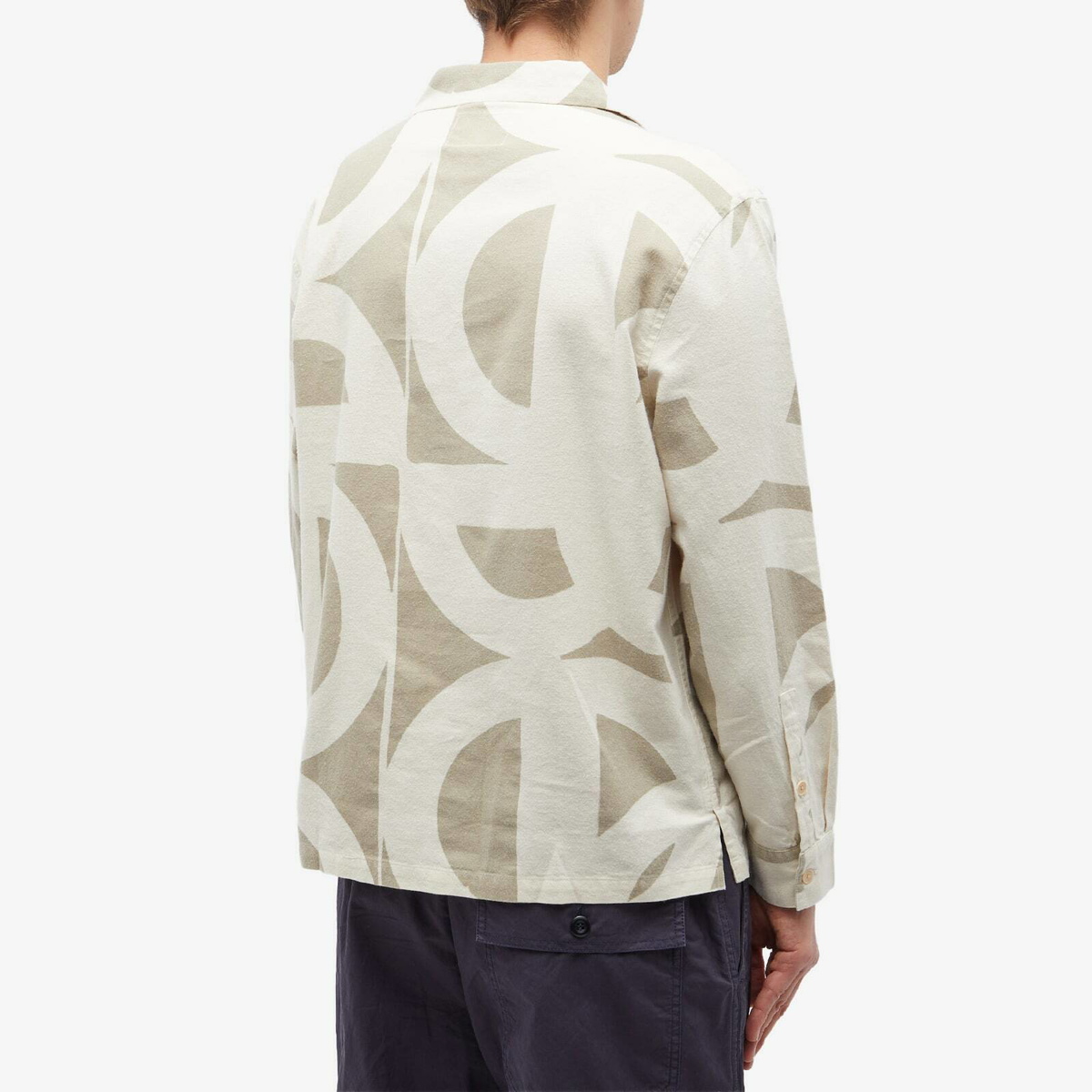 Folk Men's Link Print Shirt in Link Print Light Folk