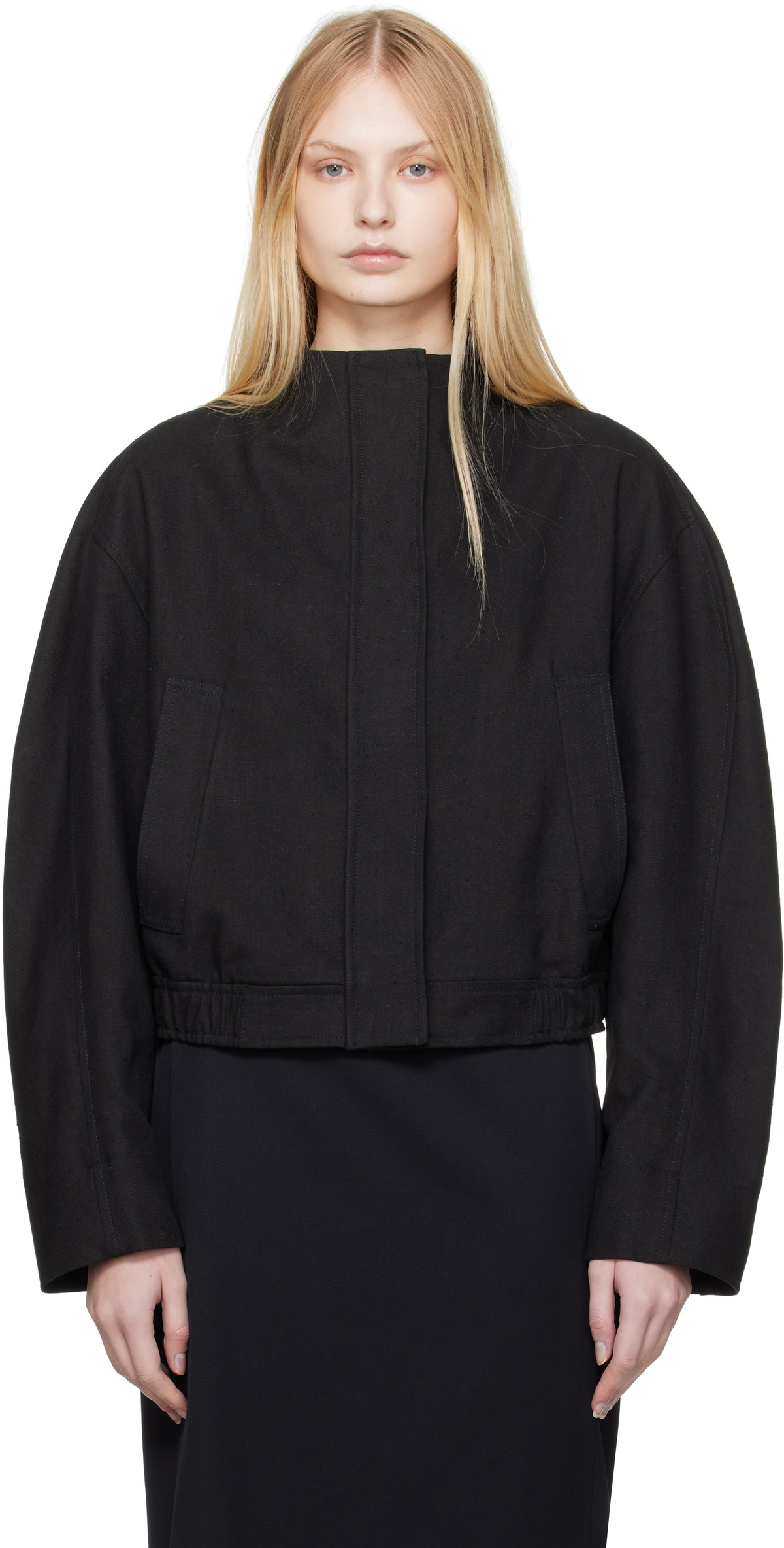 Loulou Studio Black Bago Jacket Loulou Studio