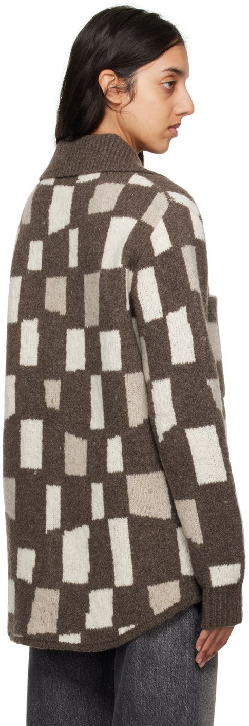 AMIRI Brown Checkered Jacket Amiri
