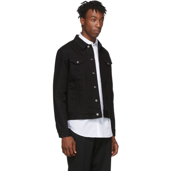 Givenchy Black Denim Signature Logo Jacket Givenchy
