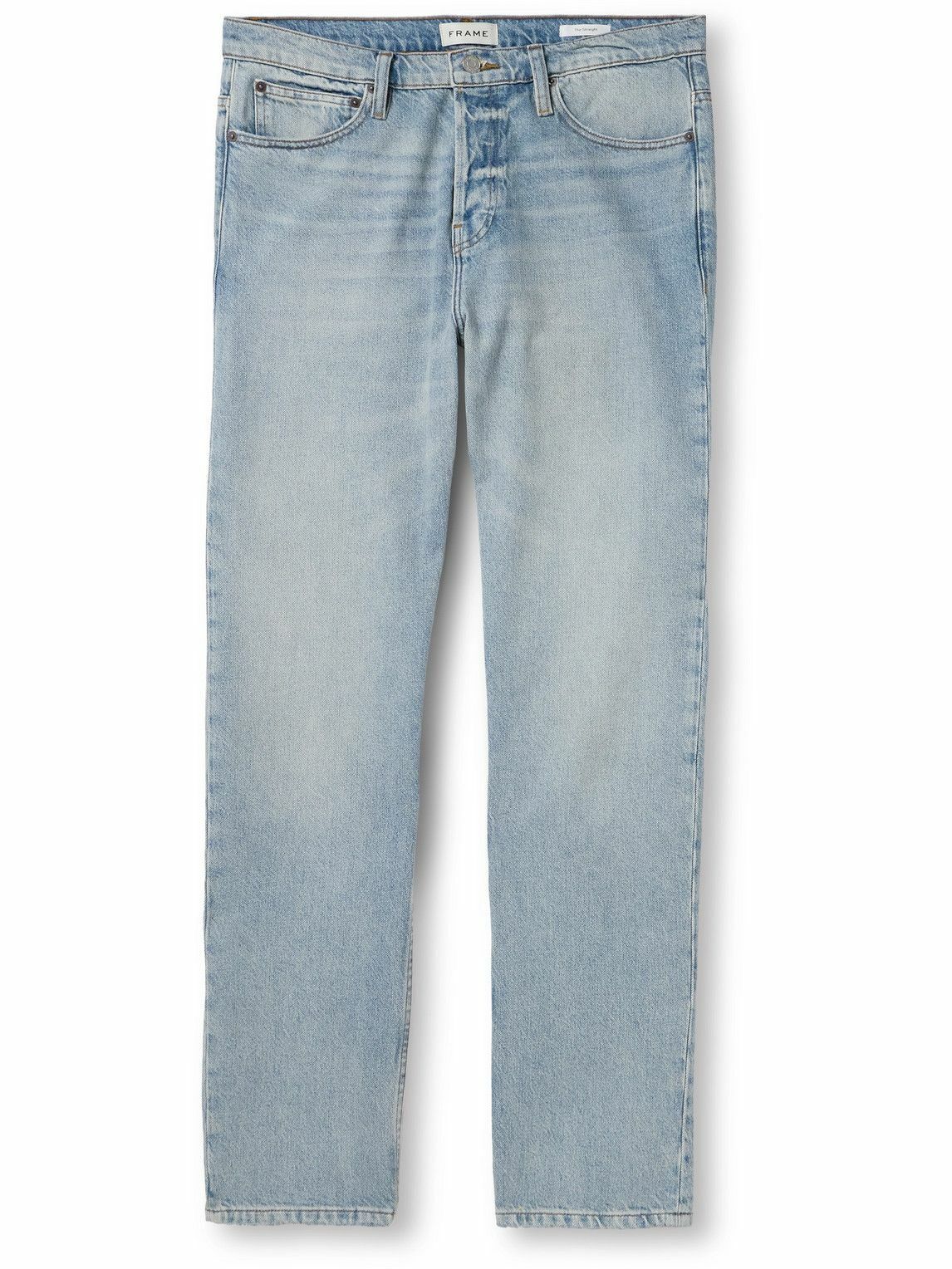 FRAME - The Straight Straight-Leg Jeans - Blue Frame Denim