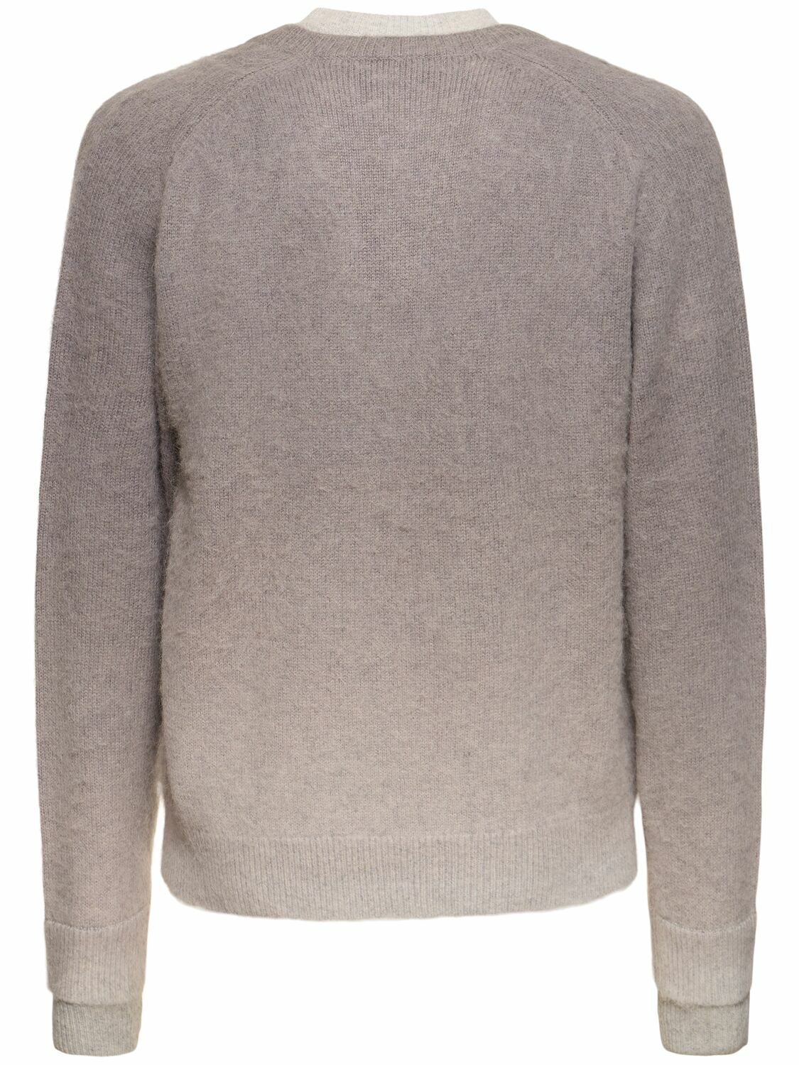 JW ANDERSON V-neck Gradient Alpaca & Wool Sweater JW Anderson