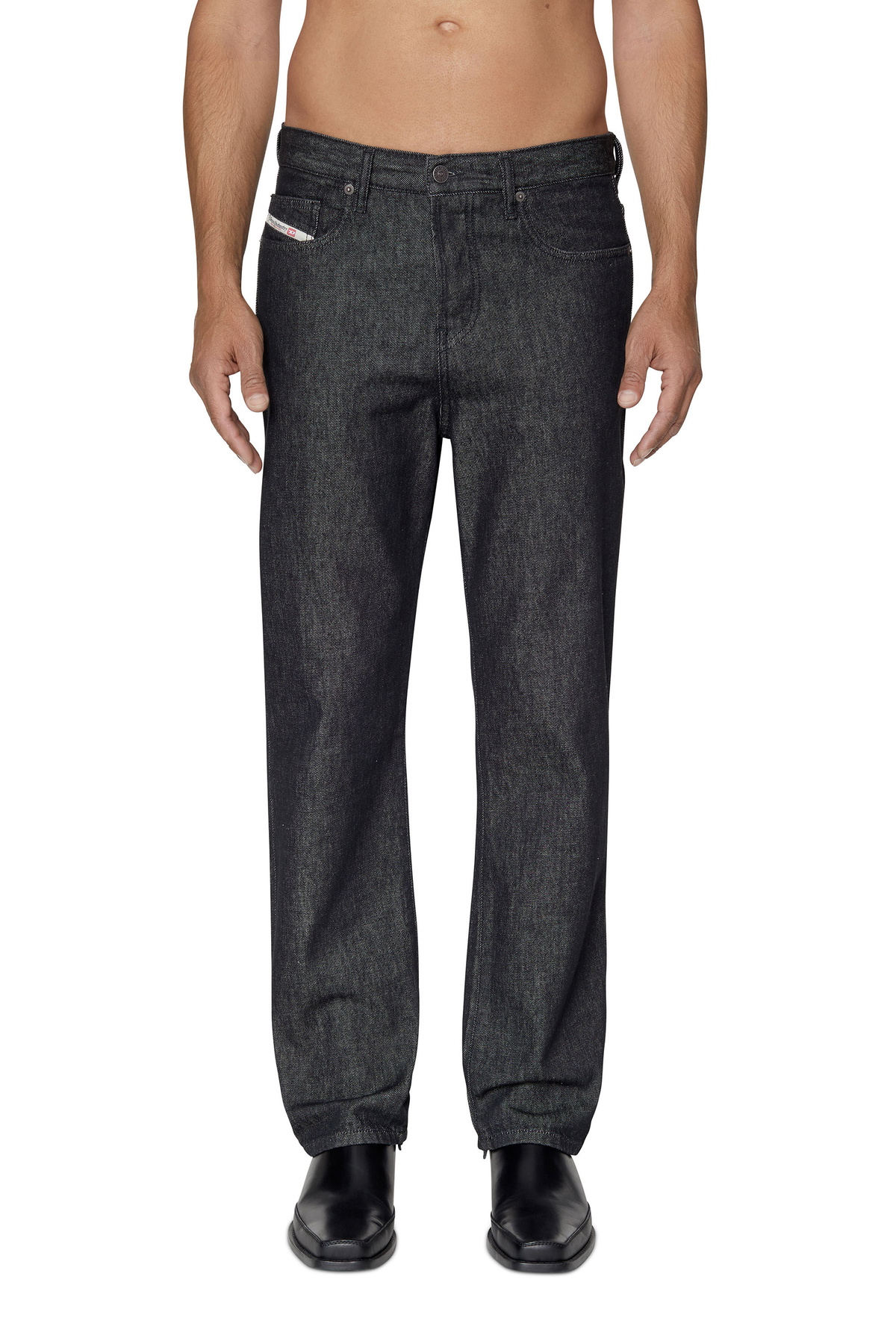 Diesel Straight Jeans - 2020 D-Viker - Jeans Mens in Black Diesel