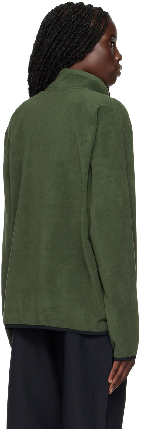 Goldwin Green Half-Zip Sweater Goldwin