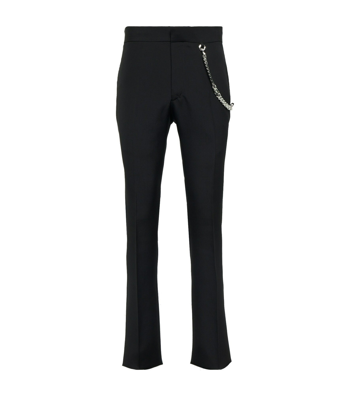 Givenchy - Chain-detail wool slim pants Givenchy