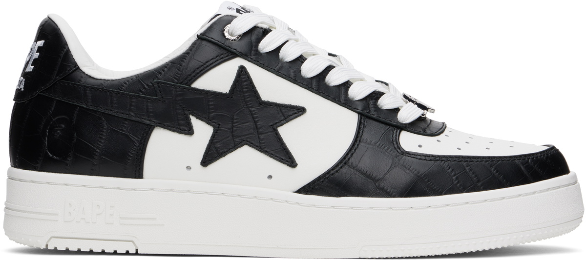 BAPE Black & White BAPE STA #3 Sneakers A Bathing Ape