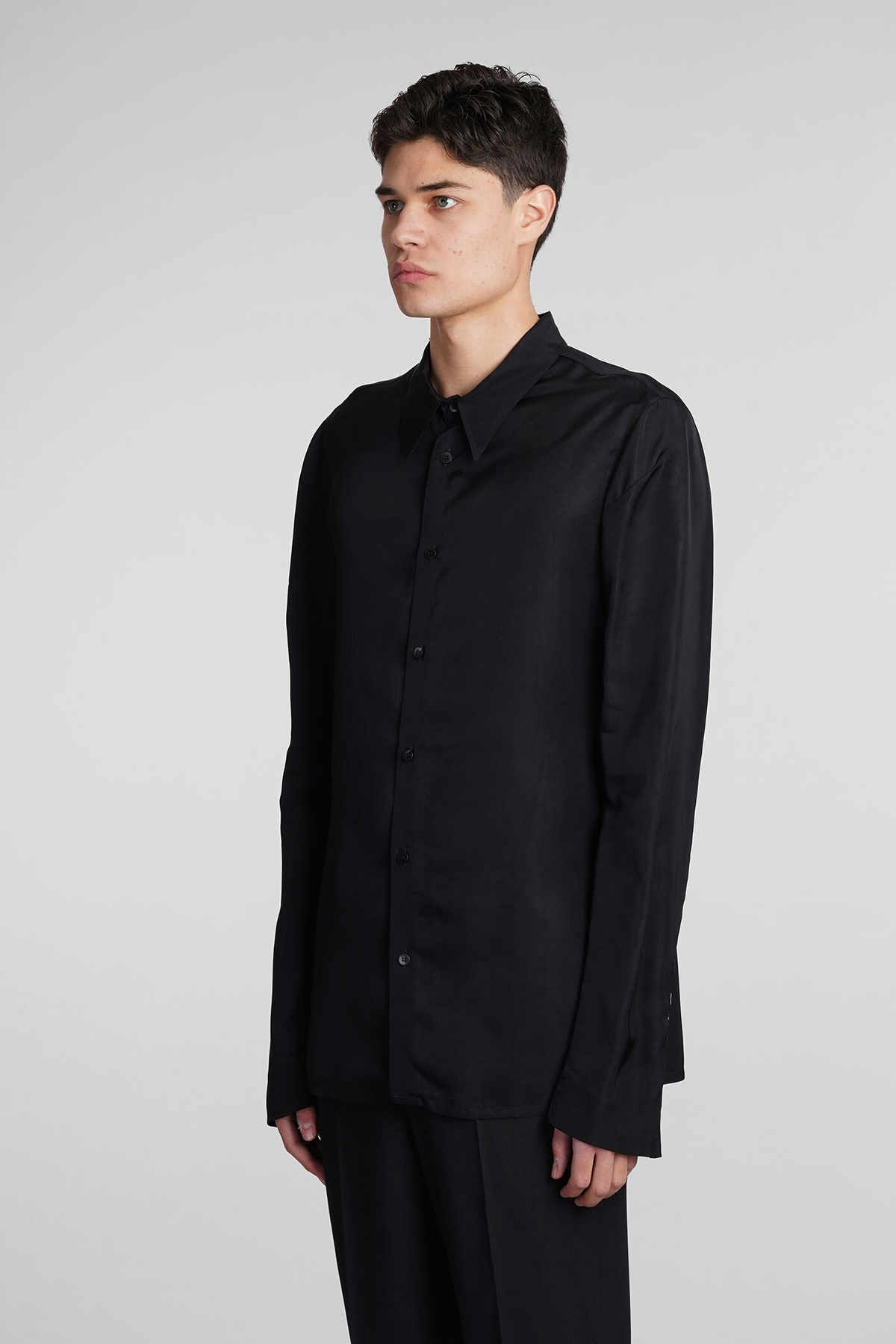 Sapio N16 Shirt In Black Polyamide Polyester SAPIO