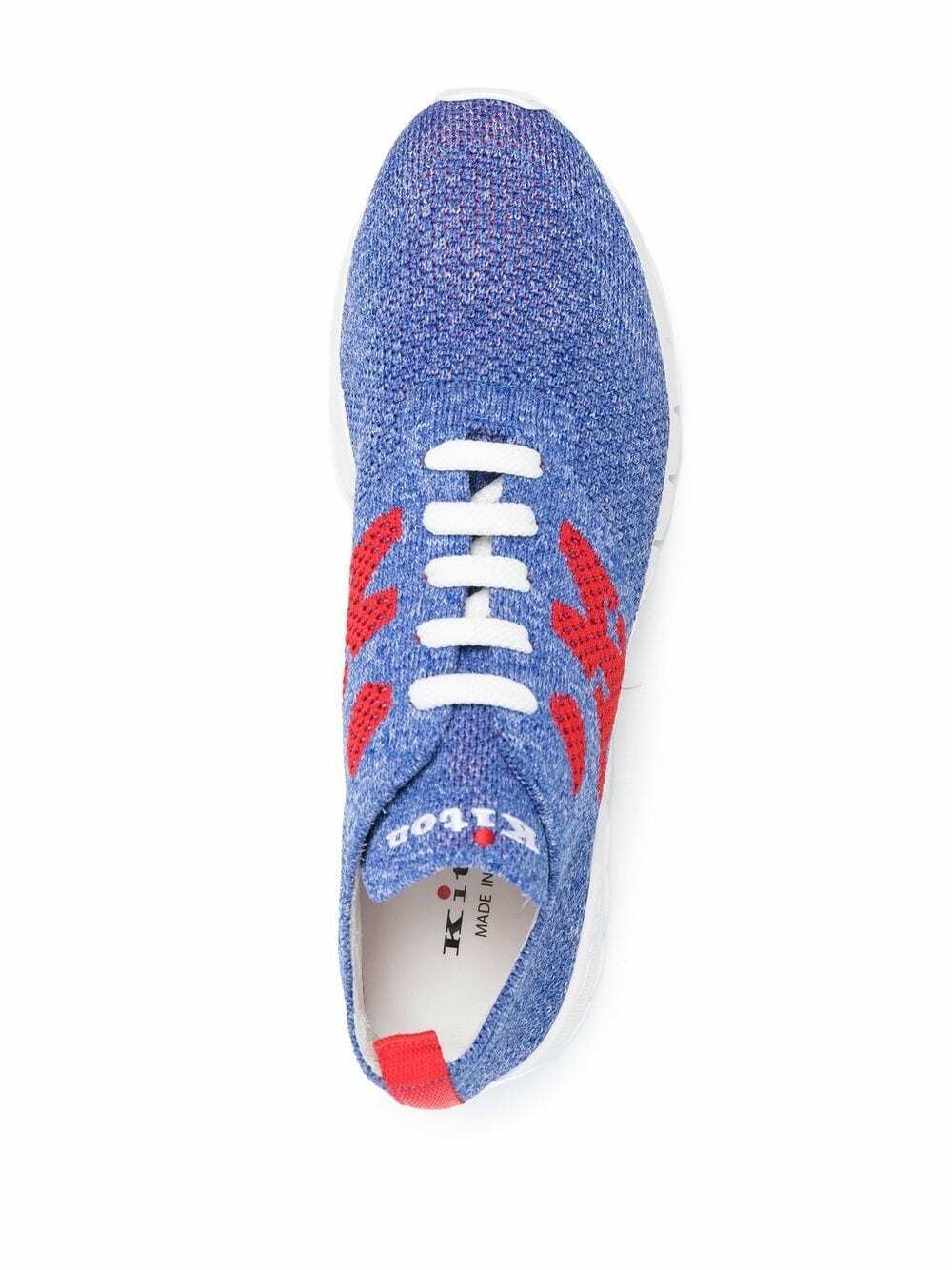 KITON - Logo Knitted Sneakers Kiton