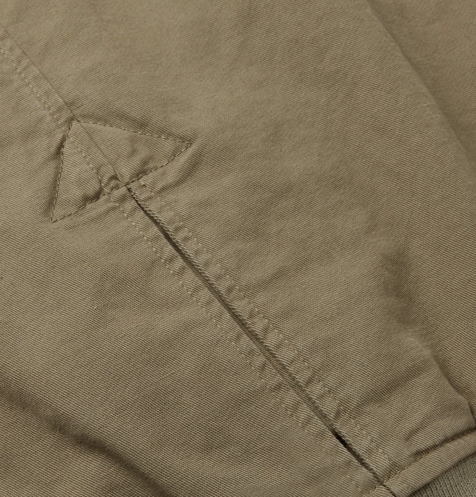 MAN 1924 - Cotton-Blend Twill Bomber Jacket - Green MAN 1924