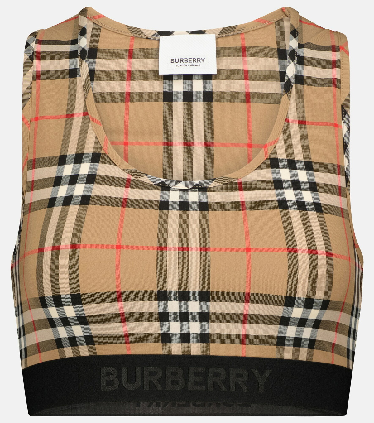 Burberry - Vintage Check sports bra Burberry