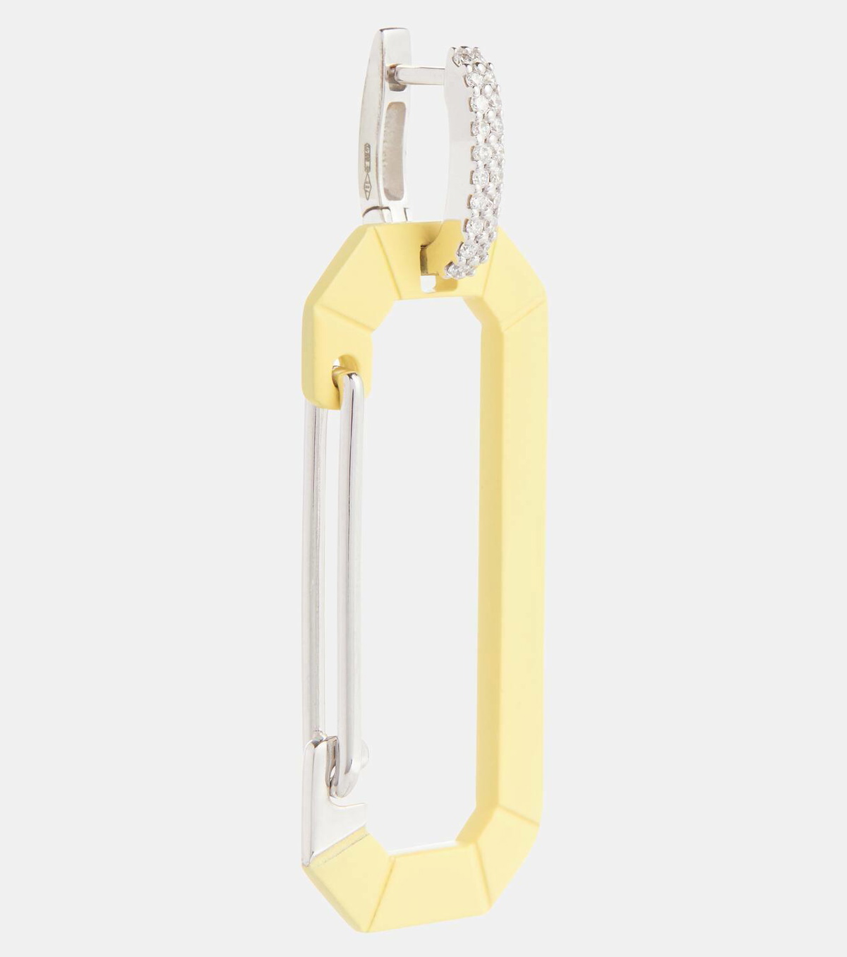 Eéra Chiara Big 18kt gold single earring with diamonds EÉRA