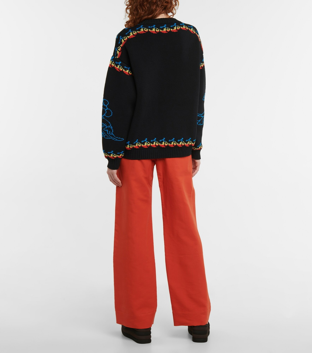Stella Mccartney X Disney® Jacquard Cotton Blend Sweater Stella Mccartney