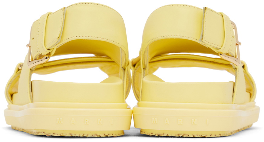 Marni Yellow Fussbett Sandals Marni