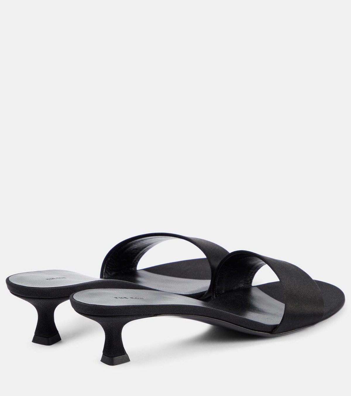 The Row Combo satin mules The Row