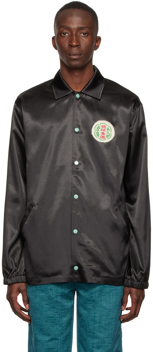 Clot Black Polyester Jacket CLOT