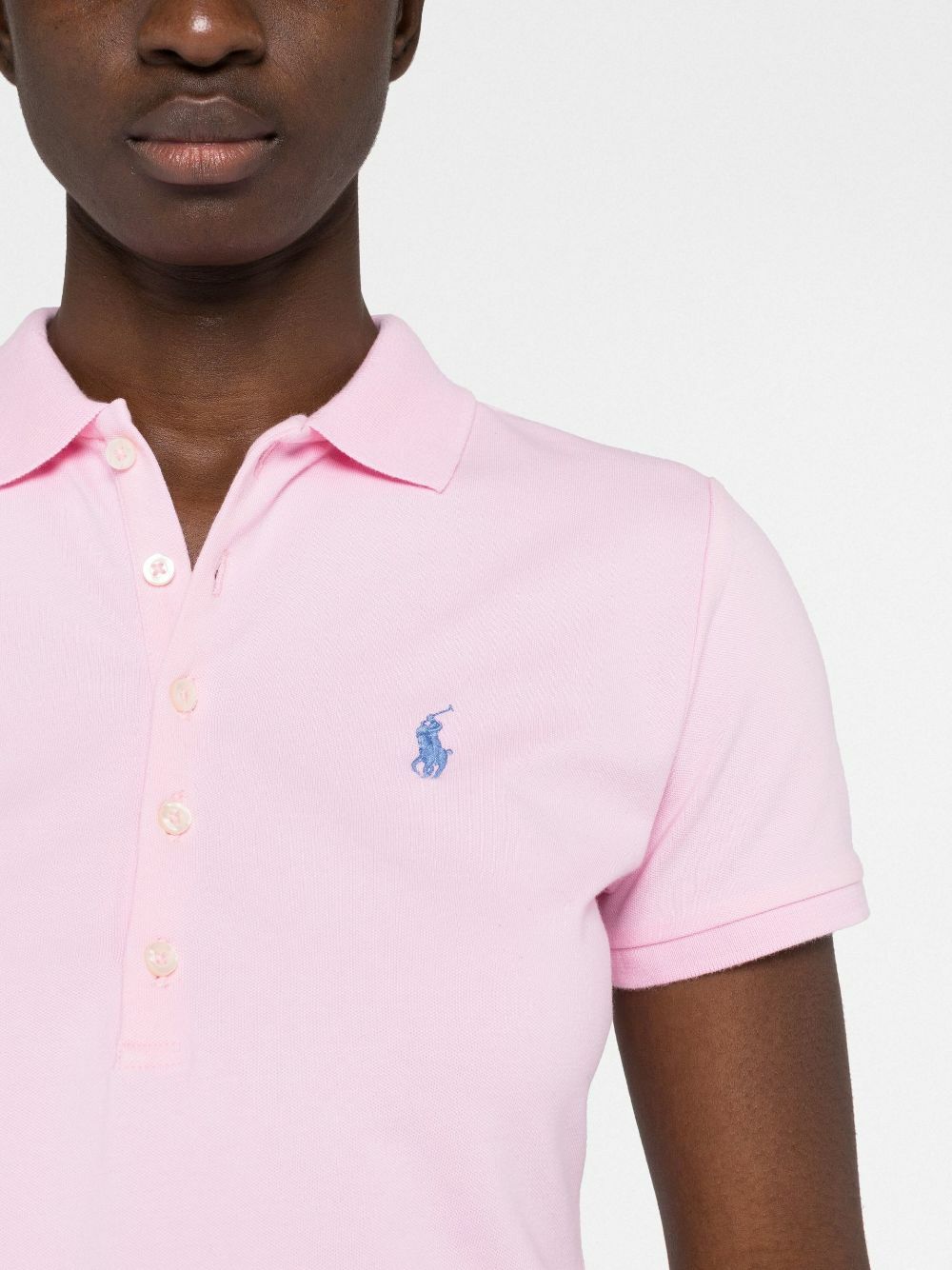 Polo Ralph Lauren Pink Julie Slim Polo Shirt Polo Ralph Lauren