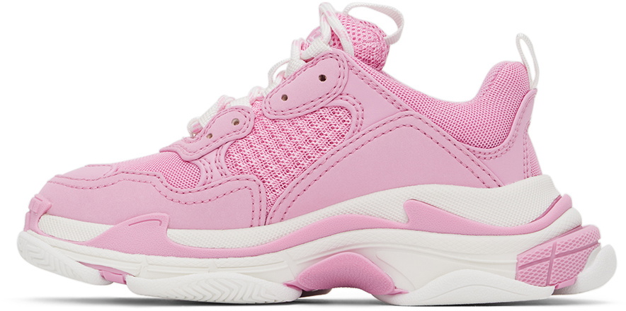 Balenciaga Kids Kids Pink Triple S Sneakers Balenciaga Kids
