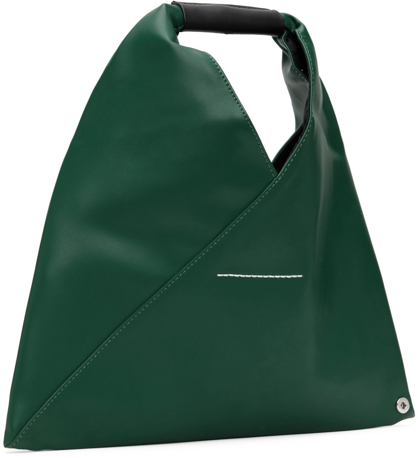 MM6 Maison Margiela Green Triangle Tote MM6 Maison Margiela
