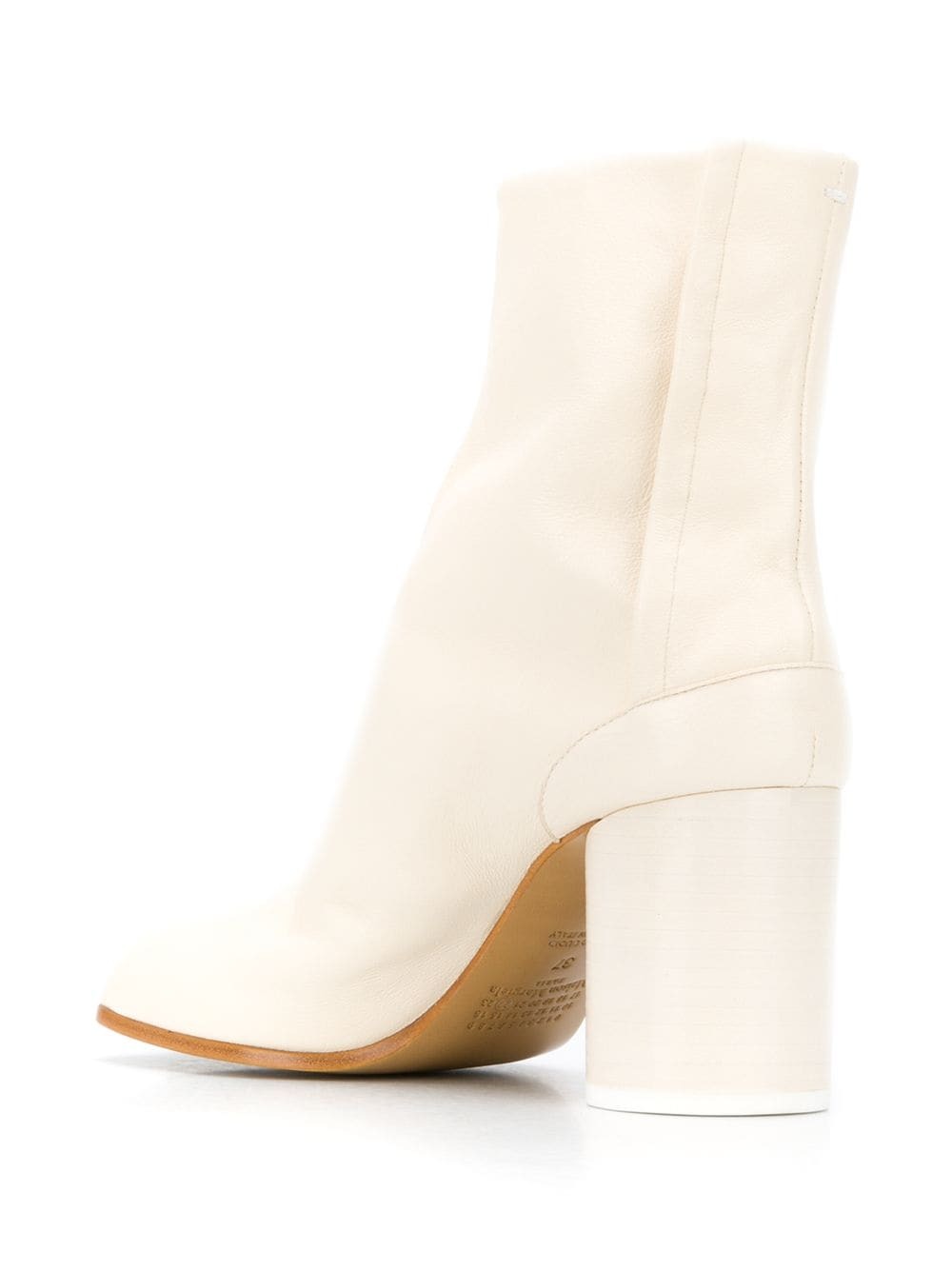 MAISON MARGIELA - Tabi Leather Heel Ankle Boots Maison Margiela