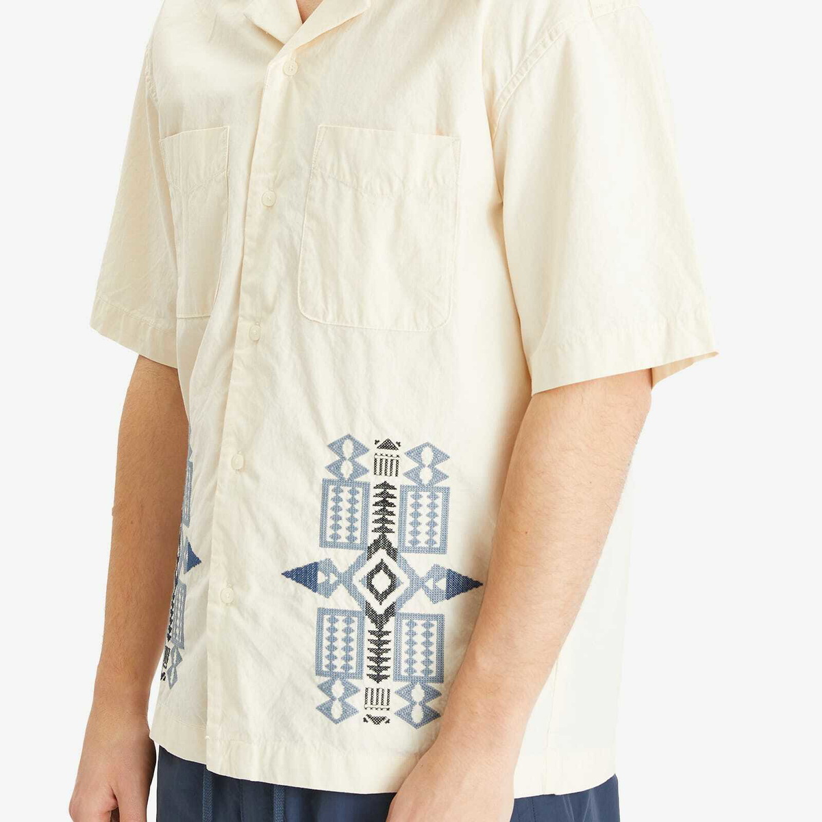 Pendleton Men's Camp Collar Shirt in Fire Legend Pendleton