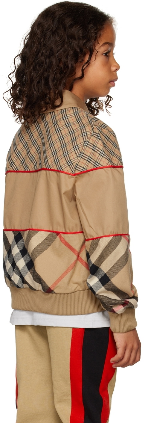 Burberry Kids Beige Liam Jacket Burberry