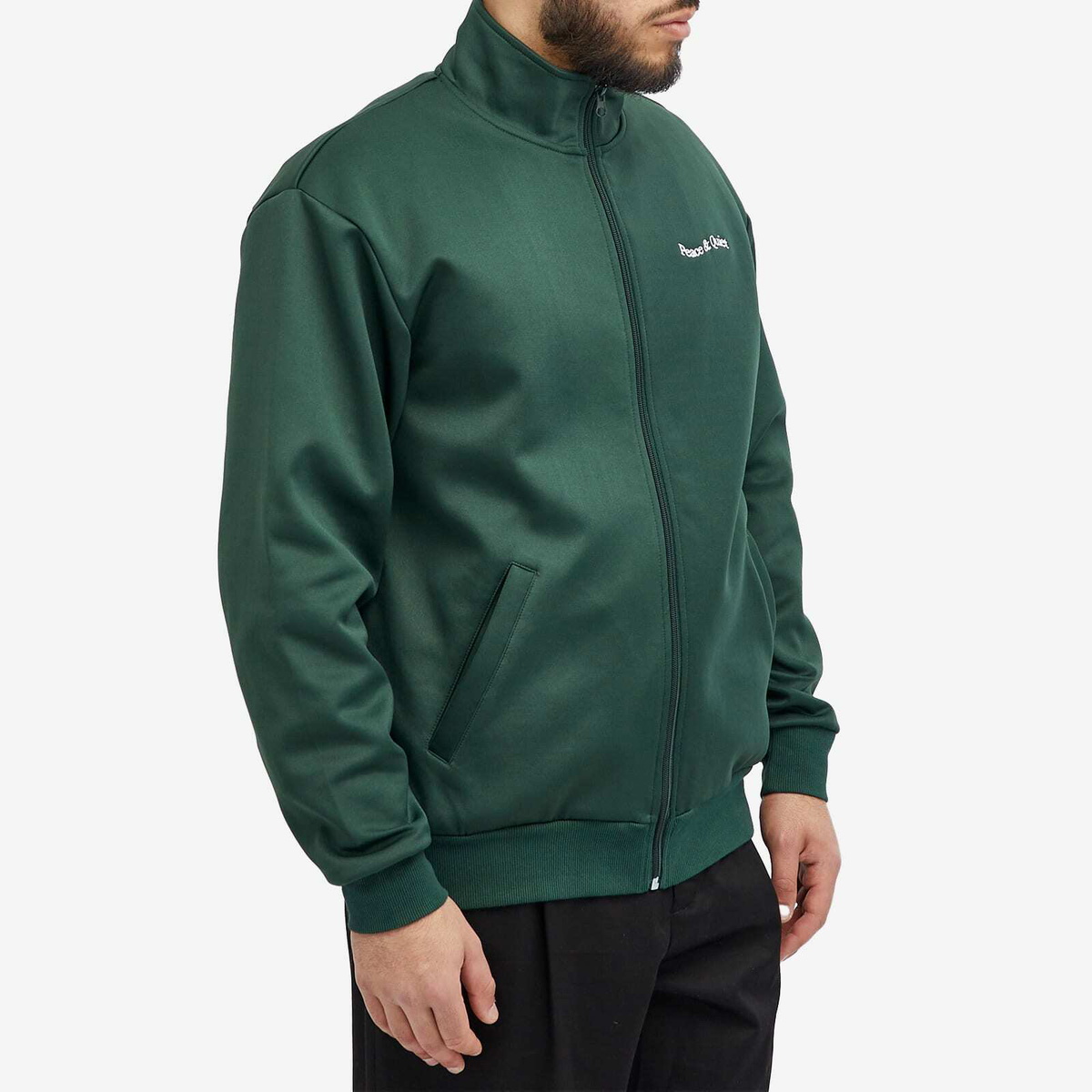 Museum of Peace and Quiet Men's Warm Up Track Jacket in Forest Museum ...