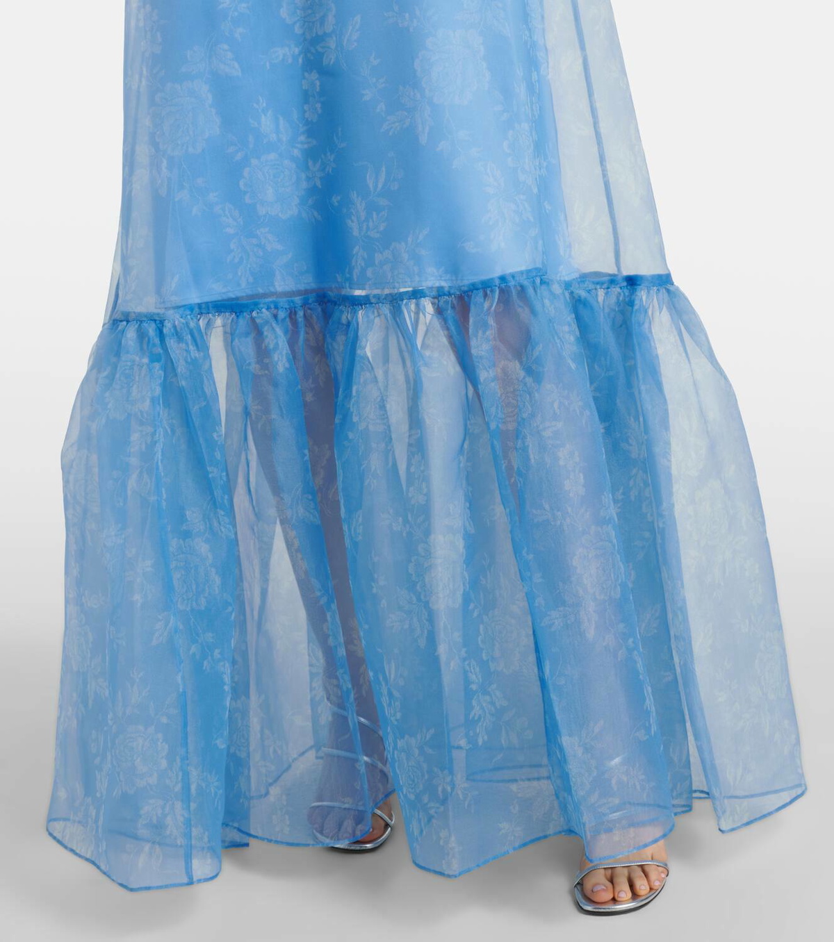 Staud Calluna floral organza maxi dress Staud