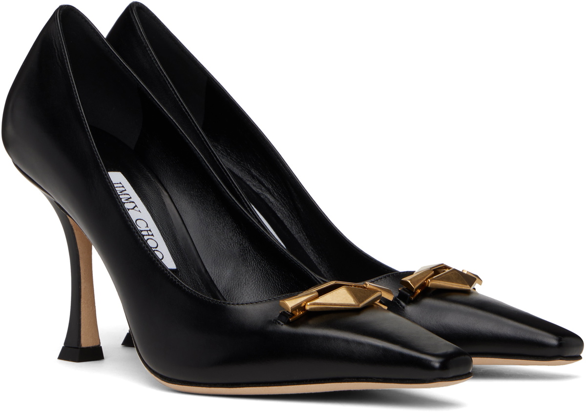 Jimmy Choo Black Ryker 90 Heels Jimmy Choo