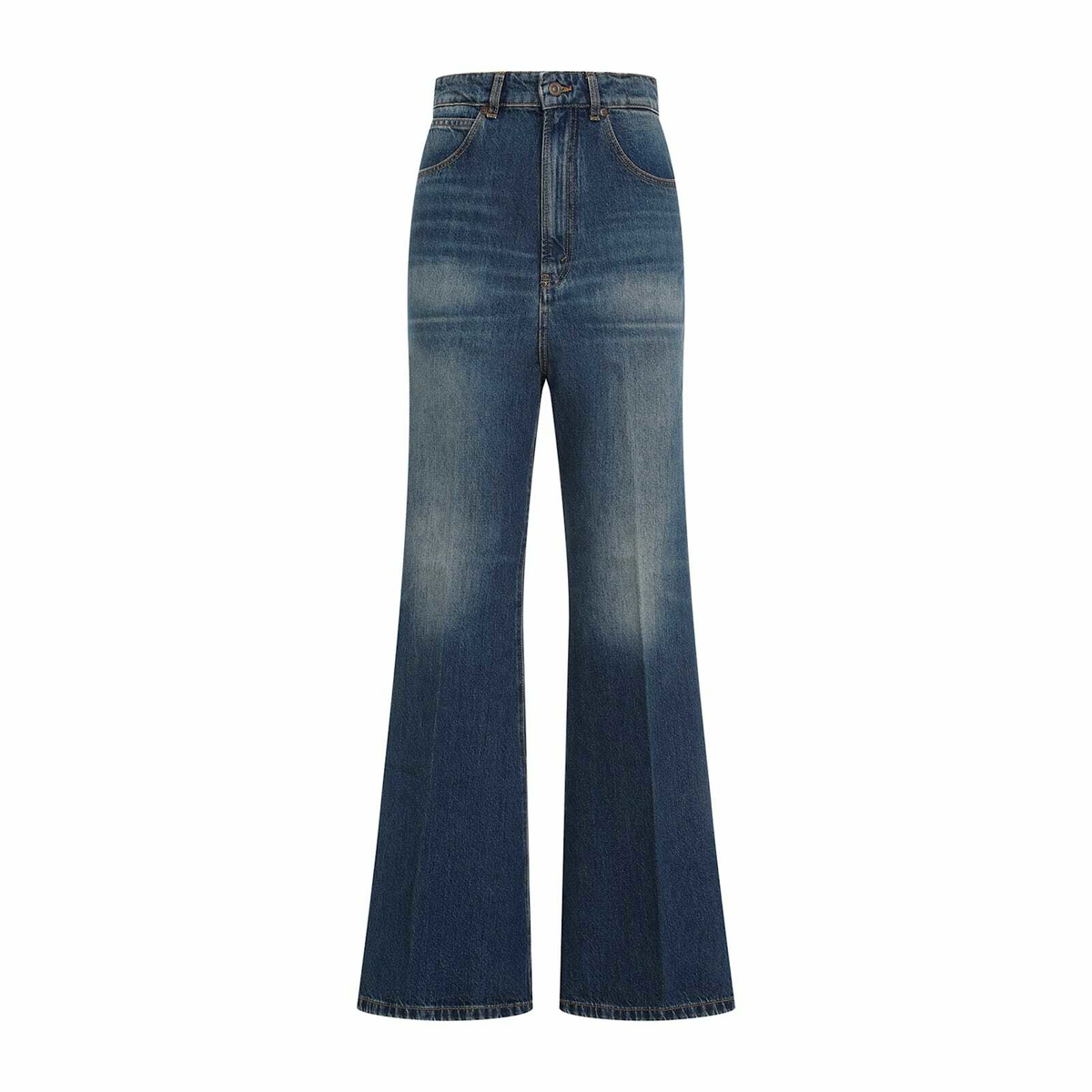 Victoria Beckham Wide Leg Kick Jeans Victoria Beckham