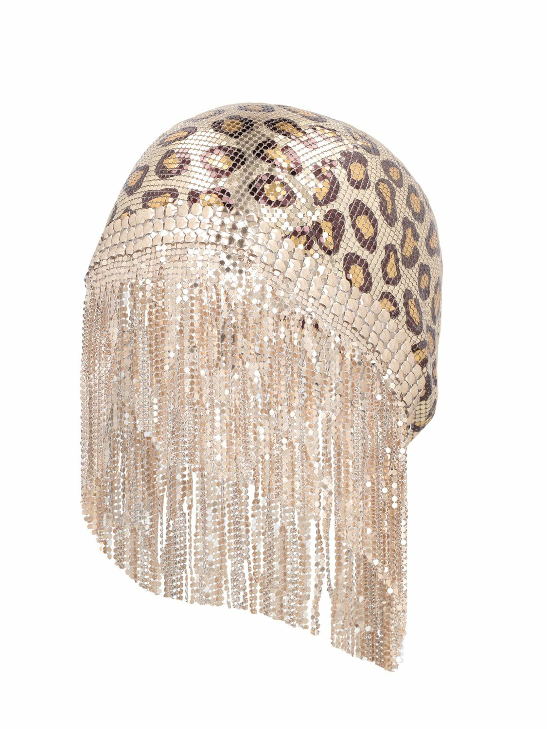 RABANNE Bonnet Mesh Head Piece Paco Rabanne