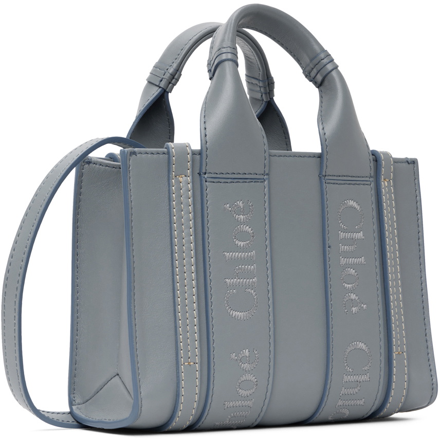 Chloé Blue Mini Woody Bag Chloe
