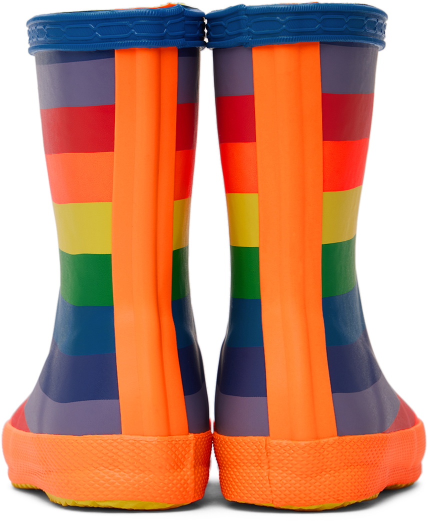 Hunter Kids Multicolor First Classic Rainbow Little Kids Rain Boots Hunter