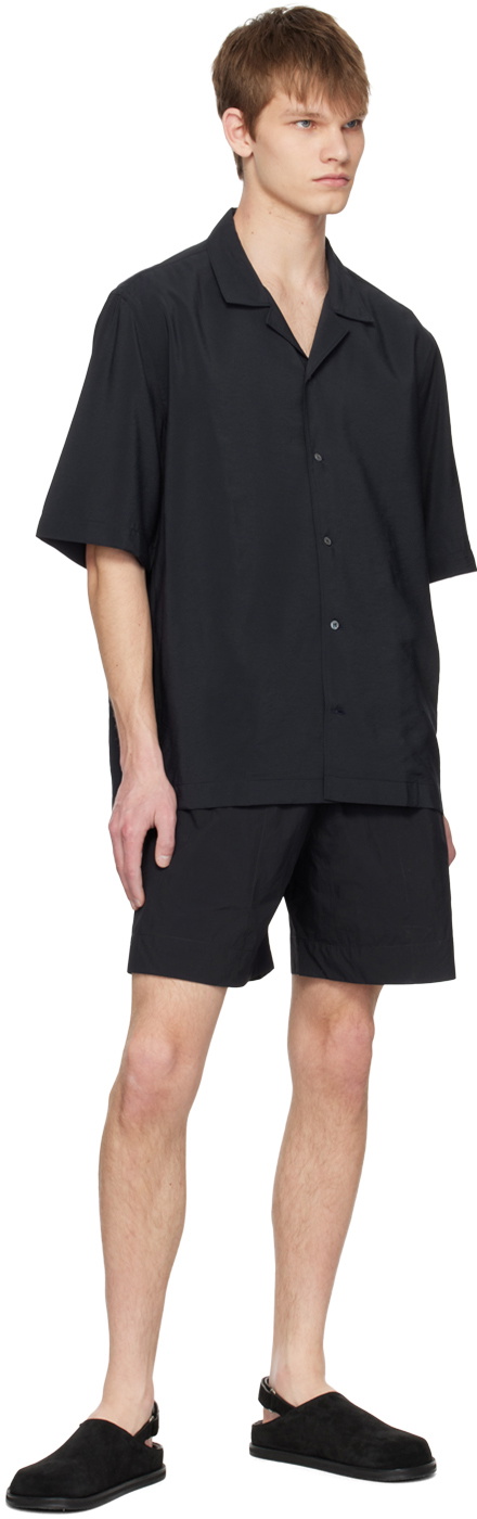 Studio Nicholson Navy Archer Shirt Studio Nicholson