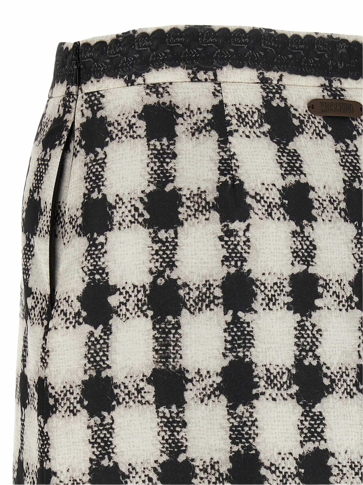 Moschino texture Print Mini Skirt Moschino